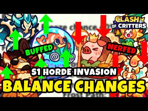 Horde Invasion S1 Tatari Balance Changes! Nerf & Buff Breakdown | Clash Of Critters