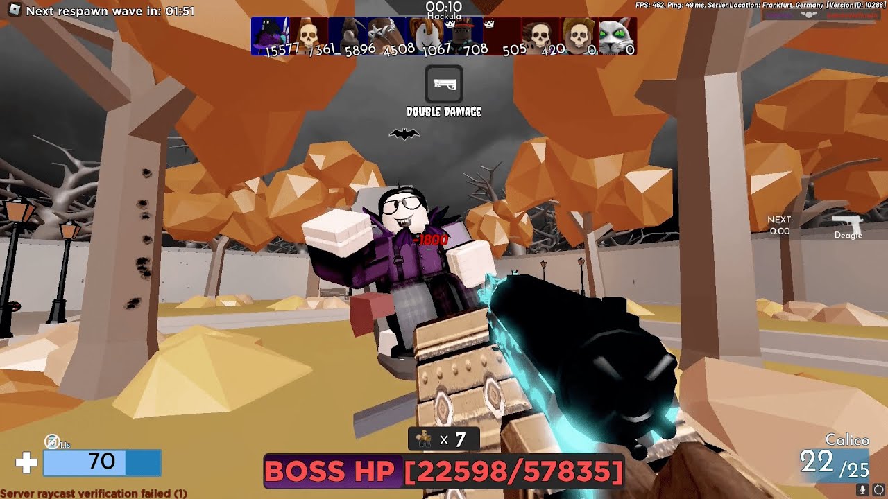 the best weapon for hackula (roblox arsenal) - YouTube