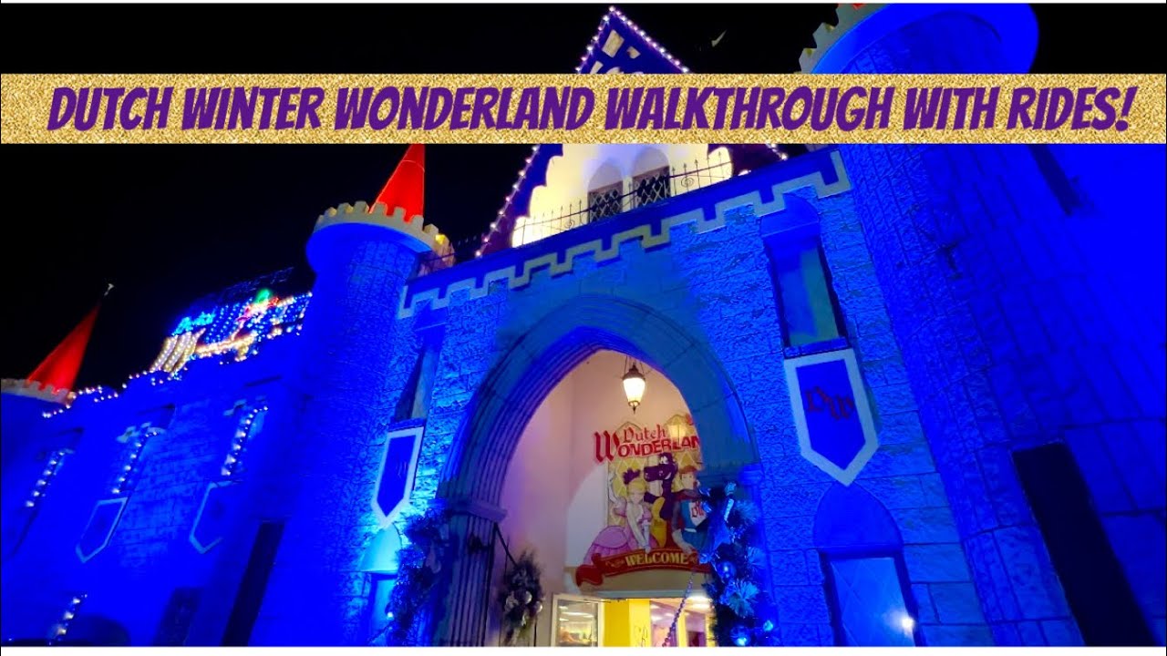 Dutch Winter Wonderland Day & Night Walkthrough with Rides! 4K! - YouTube