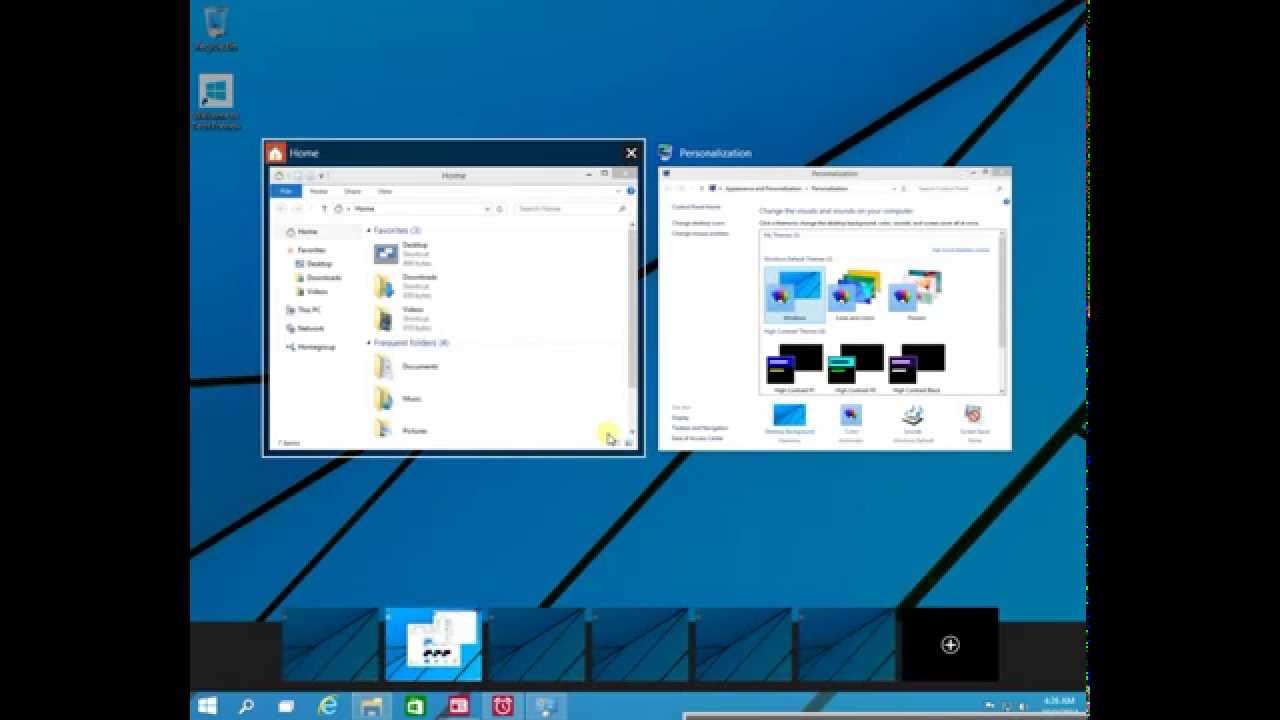 Windows 10 Technical Preview FIRST VIEW - YouTube