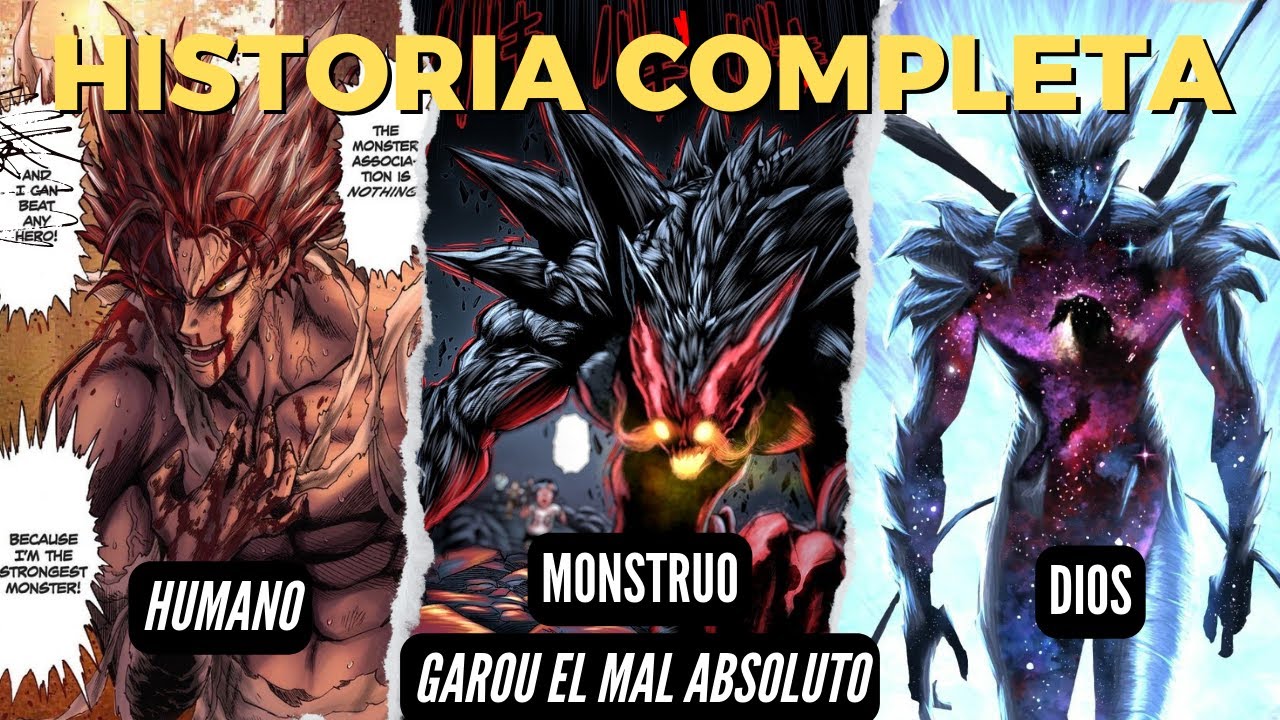⚡Cronologia y Evolucion de GAROU | Historia COMPLETA | One Punch Man ...