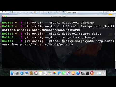 066 Configuring Git Diff and Merge tool p4merge for Mac Lab