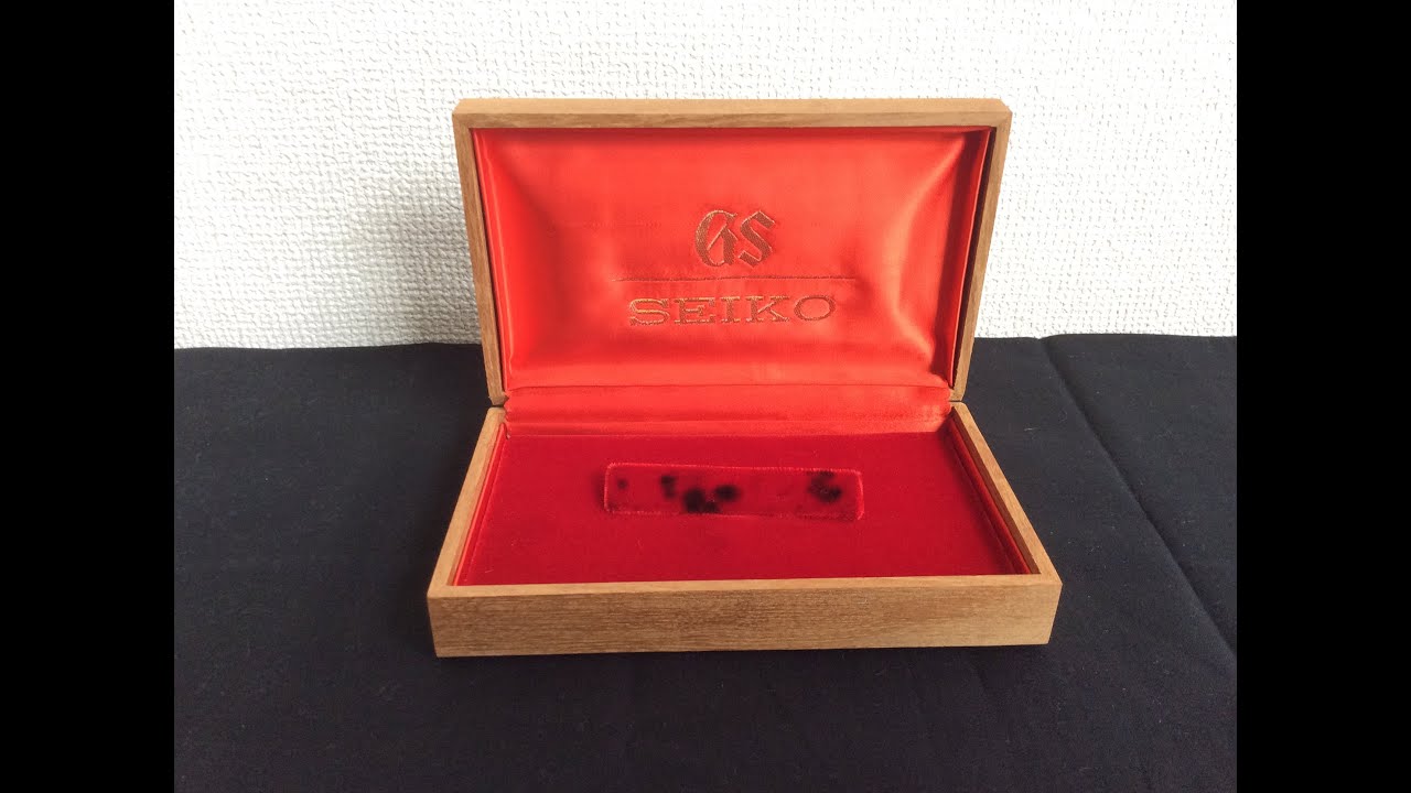 Grand Seiko Wooden Watch Box - YouTube