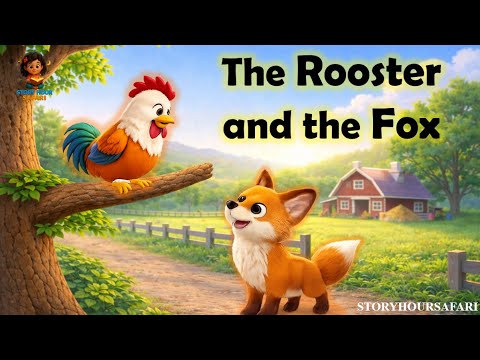 🐓 The Rooster and The Fox | English Moral Story for Kids | Aesop’s ...