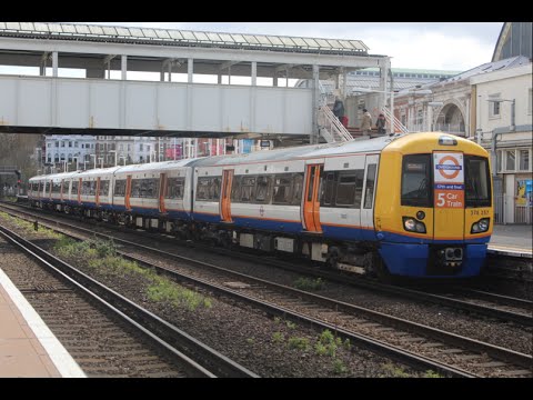 London Overground 378257 (2L80 Clapham Junction Plats 0 - 2 - Stratford ...