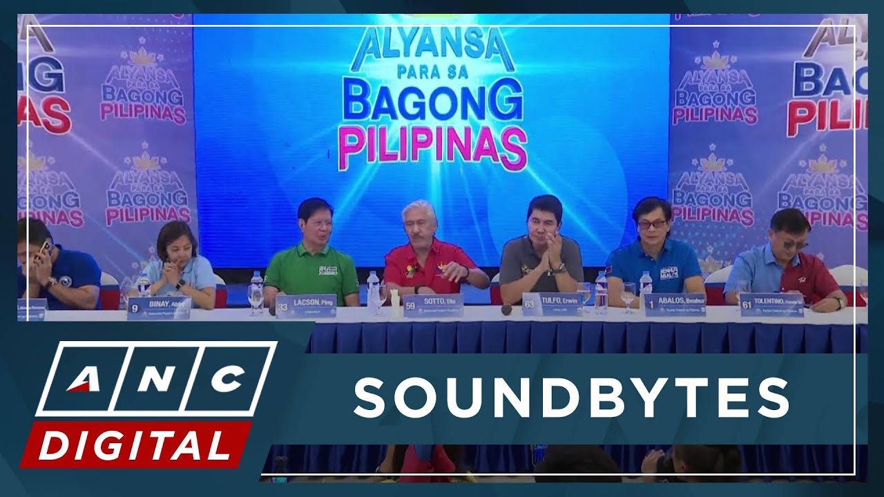 FULL PRESSER: Marcos-backed 'Alyansa' takes campaign to Iloilo | ANC ...