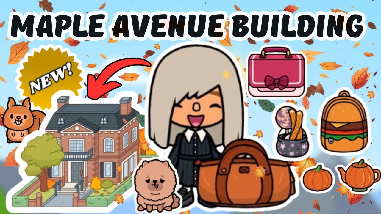 OMG! 🌸 MAPLE AVENUE BUILDING 🌼 Toca Boca Free House Ideas 💗 Makeover Design 🏡 Toca Munya - YouTube