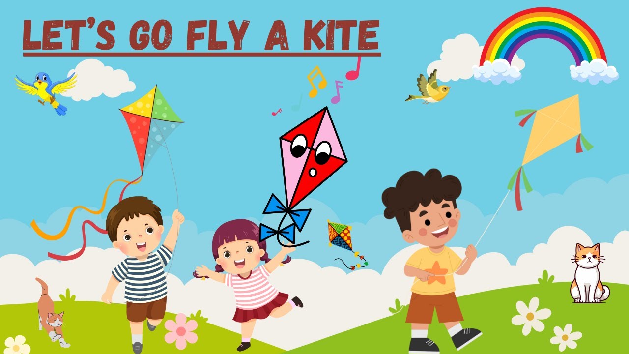 Let’s Go Fly a Kite🪁 l This Is The Way We Fly A Kite #kite # ...