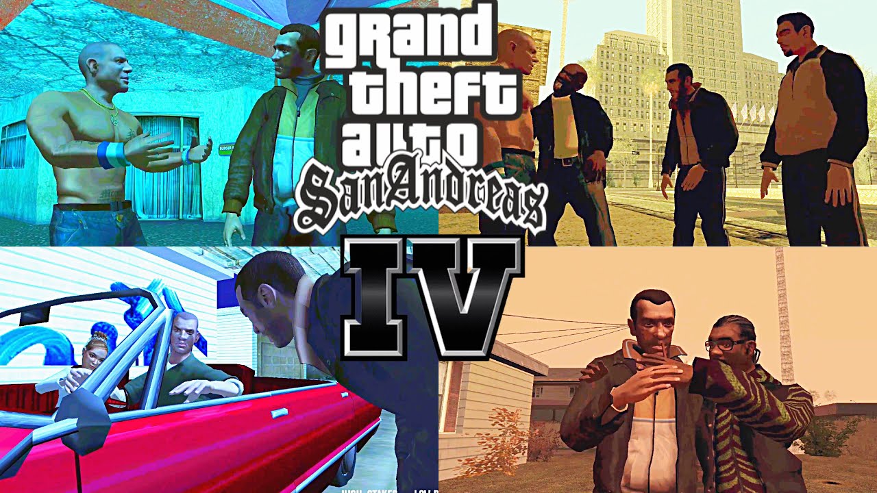 GTA San Andreas GTA IV Mod Showcase Gameplay Part 2 - YouTube