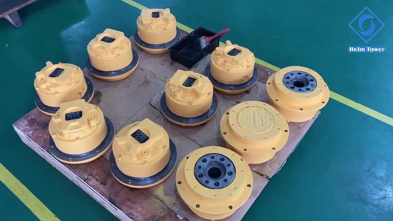 Poclain China Manufacturer Helm Tower MK04 Hydraulic Piston Motor - YouTube