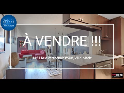 Condo à vendre | 1451 rue Parthenais # 508, Montréal - YouTube