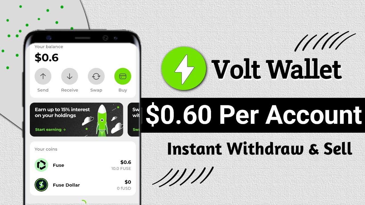 Volt Wallet, প্রতি অ্যাকাউন্টে ৳৬৫ 😱 সাথে সাথে টাকা পকেটে নিতে পারবেন ...