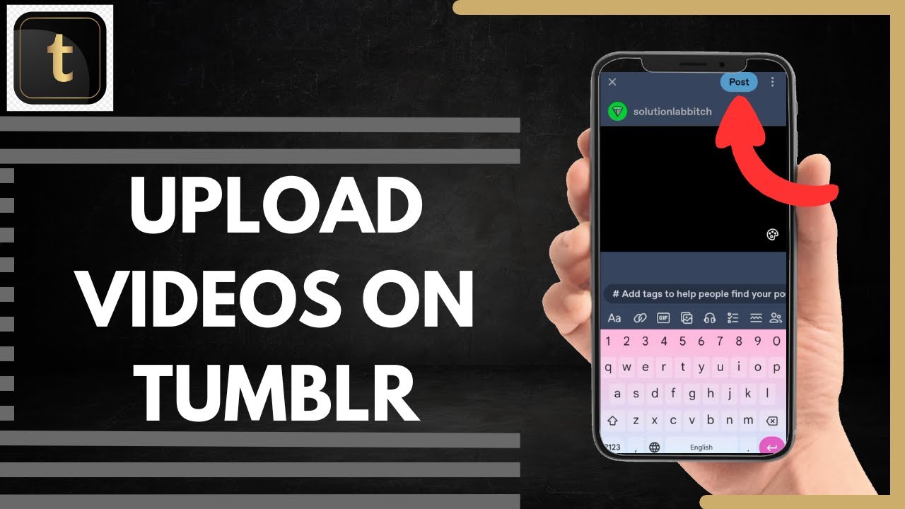 How To Upload Videos On Tumblr - YouTube