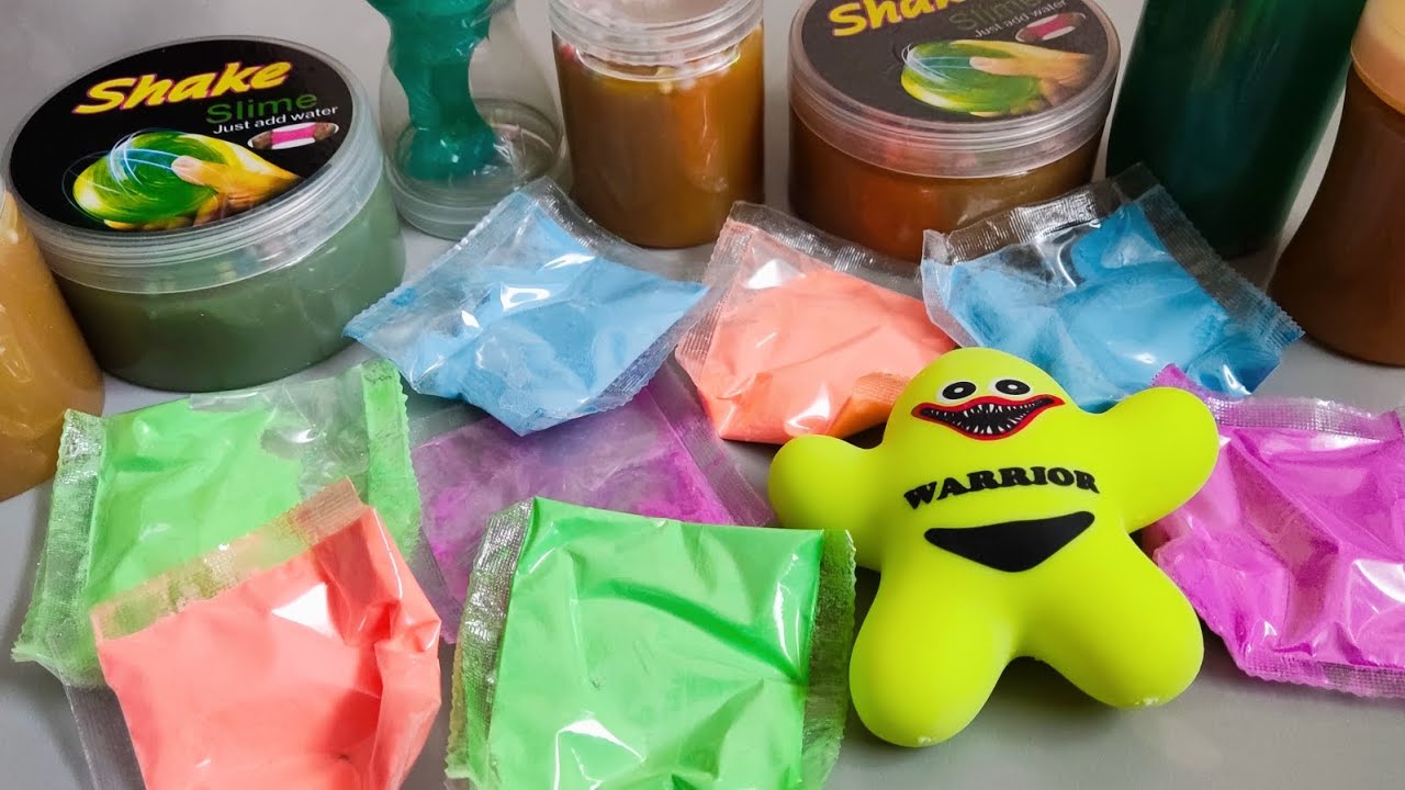 Making a Chameleon Slime with Secret Dust [ASMR Video, Satisfying Video ...