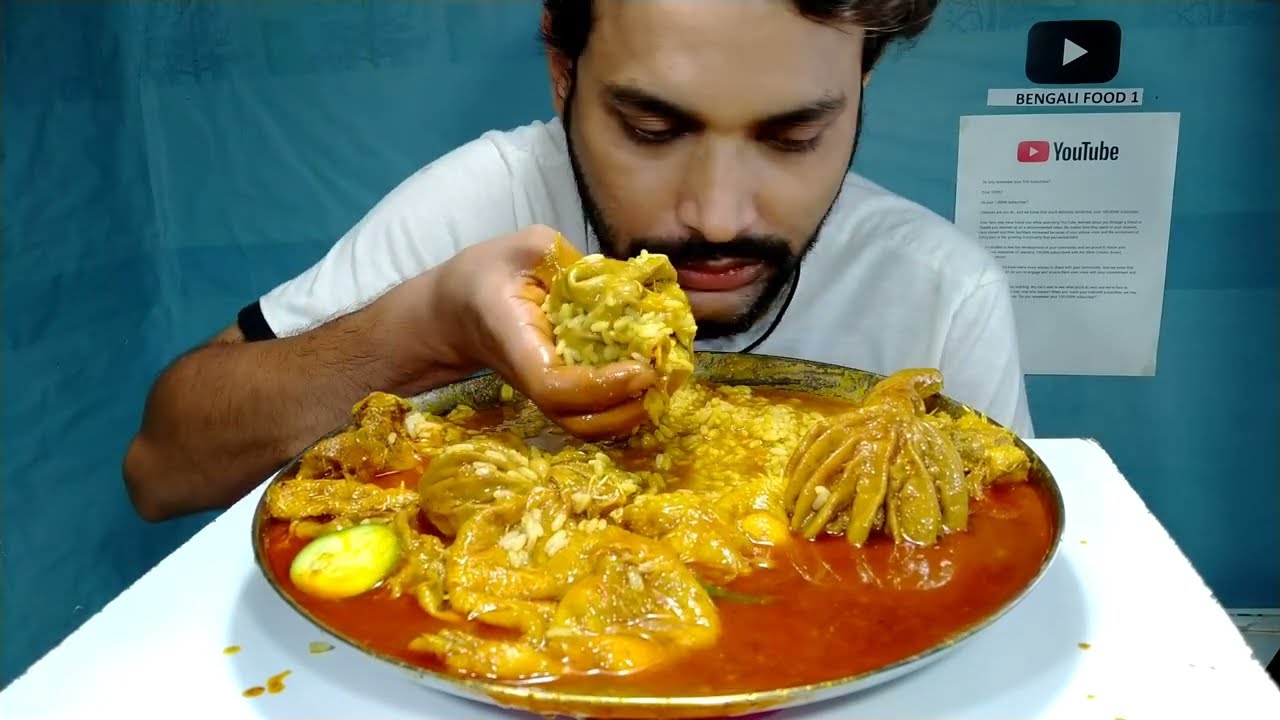 Mega Oily Different Mutton Chusta Eating | Mutton Chusta Recipe Cutting ...