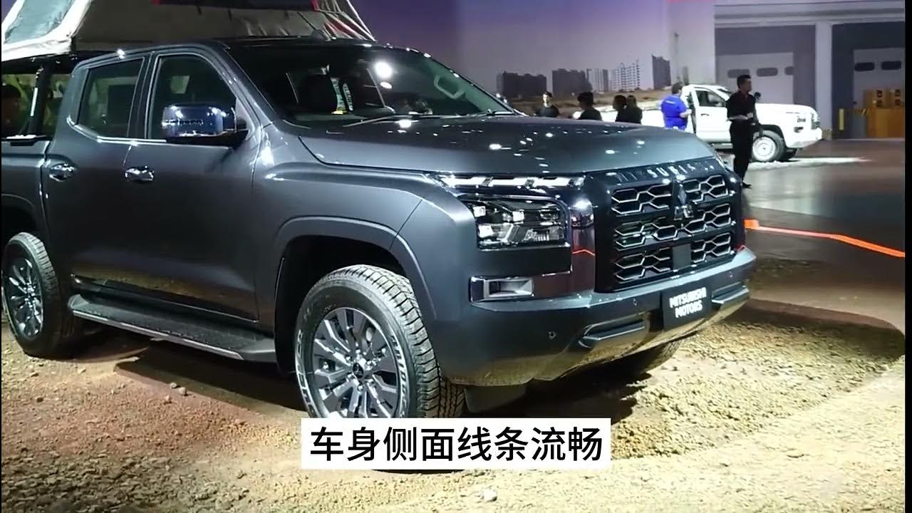 16 3万起售！配2 4T柴油机+6AT+超选四驱，2023款三菱LC200亮相 - YouTube