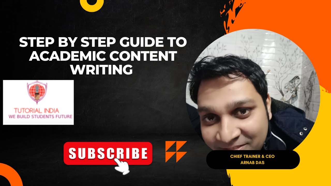 Step By Step Guide For Academic Writing - YouTube