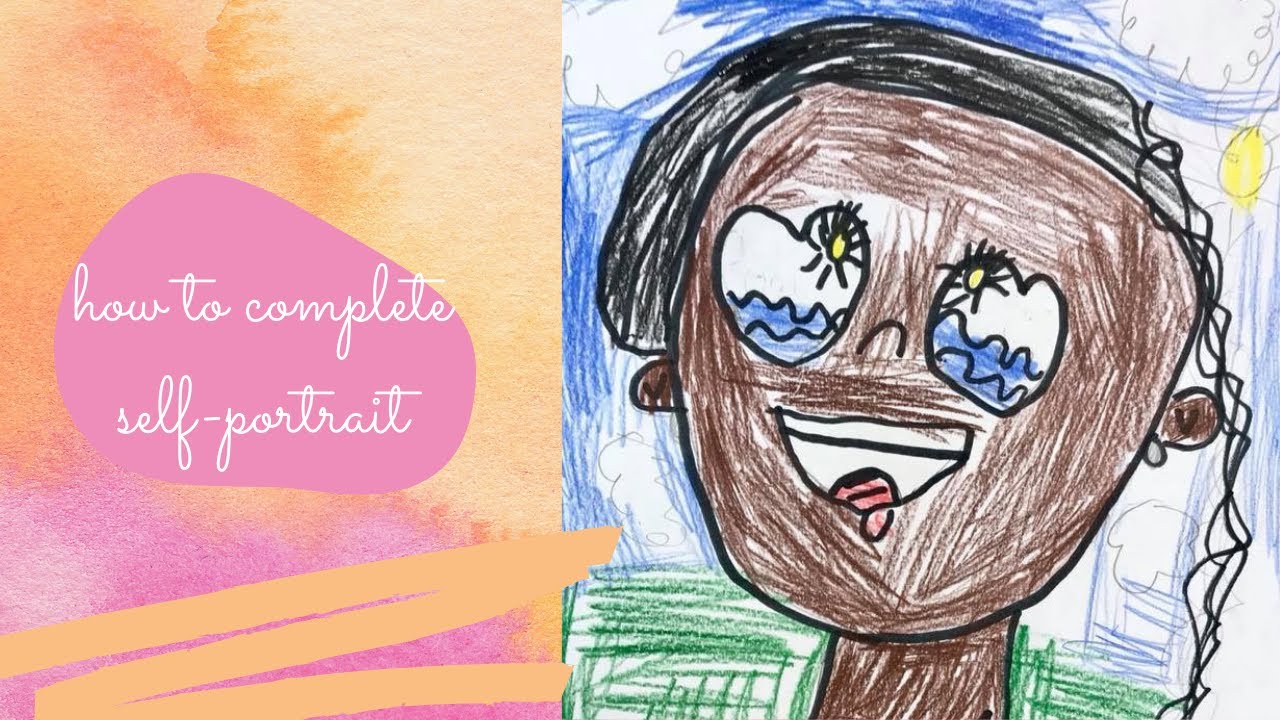 How-To: Complete the Self-Portrait, 3rd Grade - YouTube