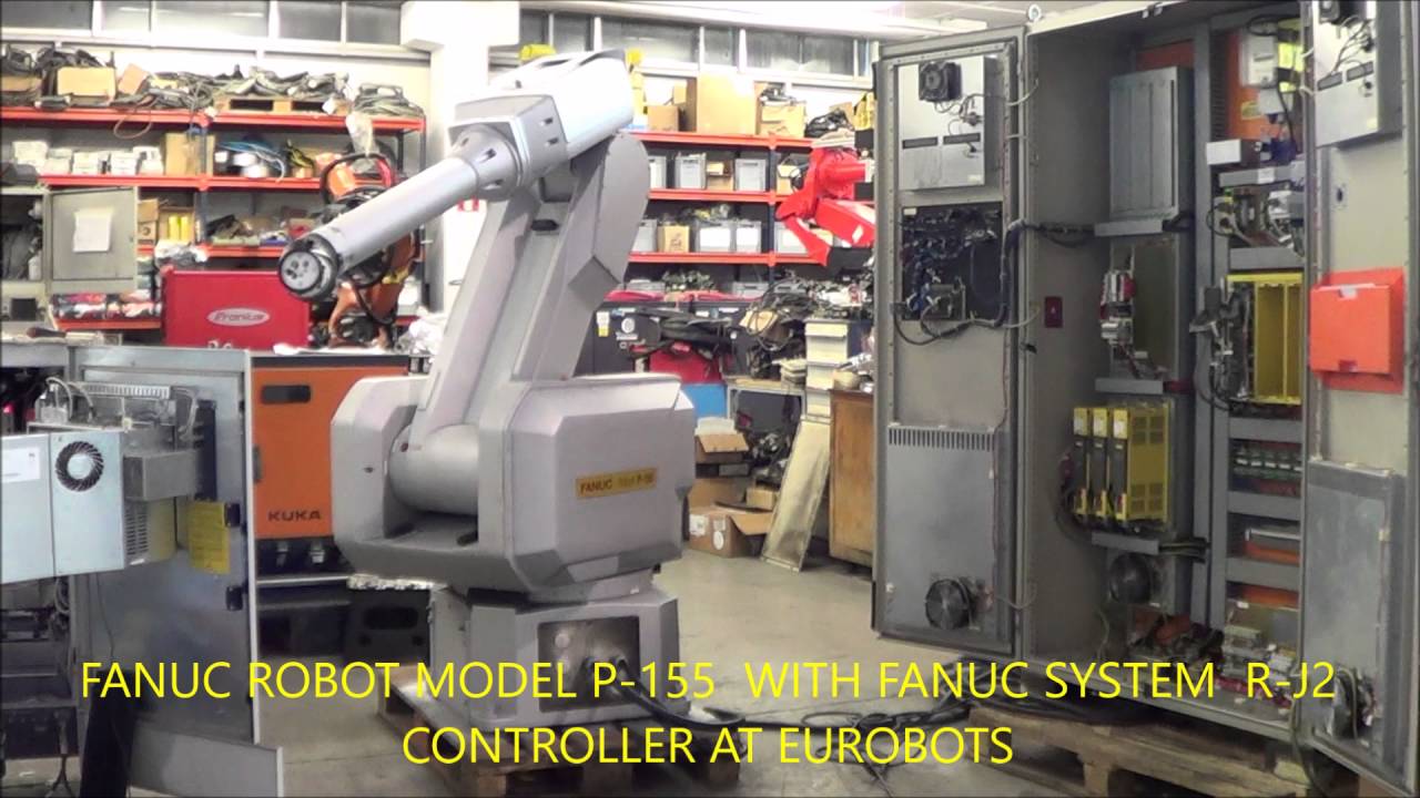 FANUC PAINT ROBOT MODEL P-155 WITH FANUC SYSTEM RJ-2 CONTROLLER AT ...