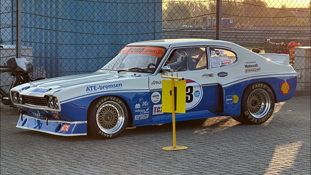 Ford Capri’s Cosworth second and third on TT circuit Assen - YouTube