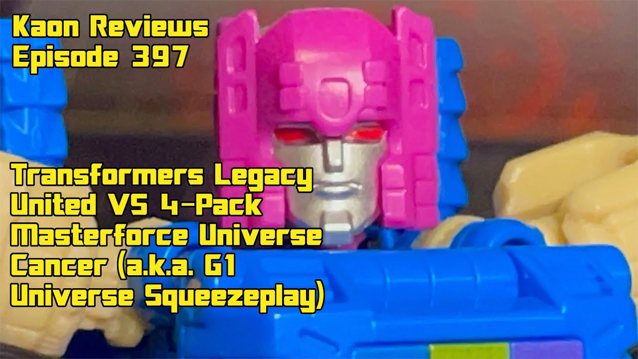 Transformers Legacy United VS 4-Pack Masterforce Universe Cancer (KAON ...