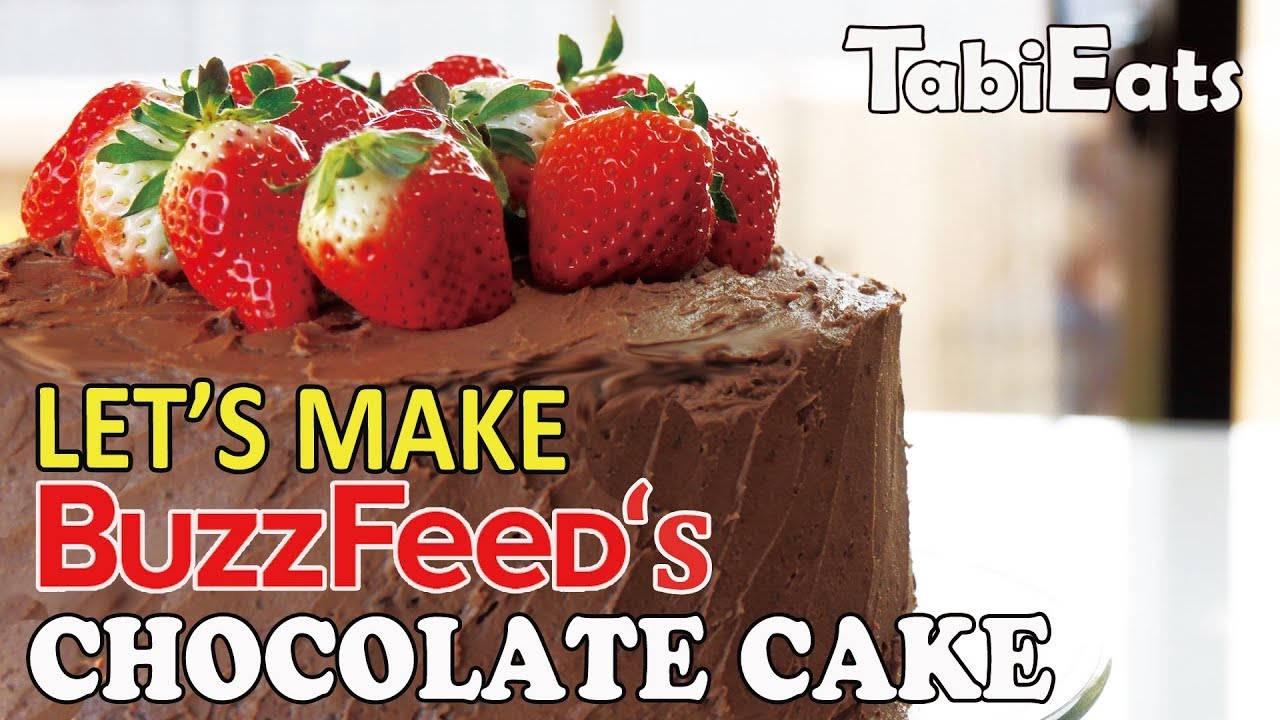 Making Buzzfeed's Ultimate Chocolate Cake - YouTube