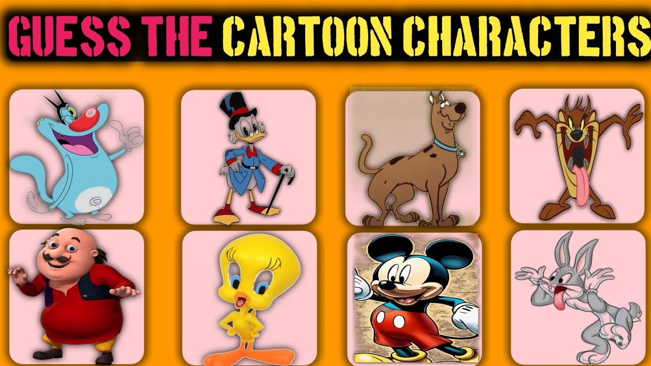 Guess The Characters|Guess the Cartoon Characters| #cartoon #youtube ...