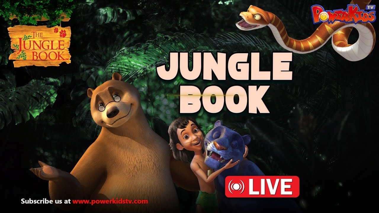 🔴LIVE | JUNGLE BOOK | MOWGLI CARTOON - YouTube