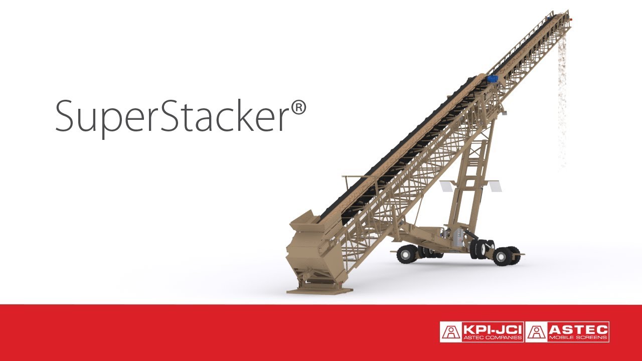 SuperStacker® Telescoping Radial Stacker Animation - YouTube