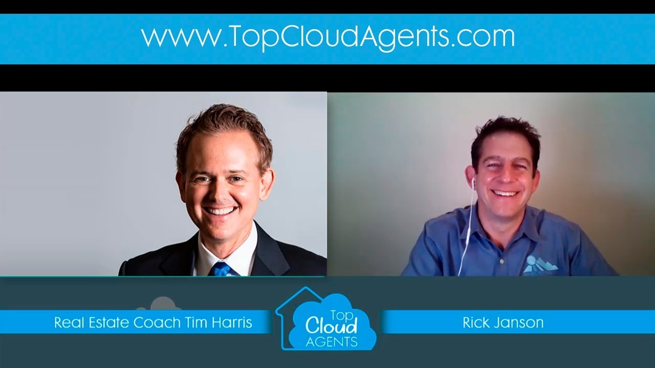 Real Estate Coach Tim Harris visits with Rick Janson at TopCloudAgents ...