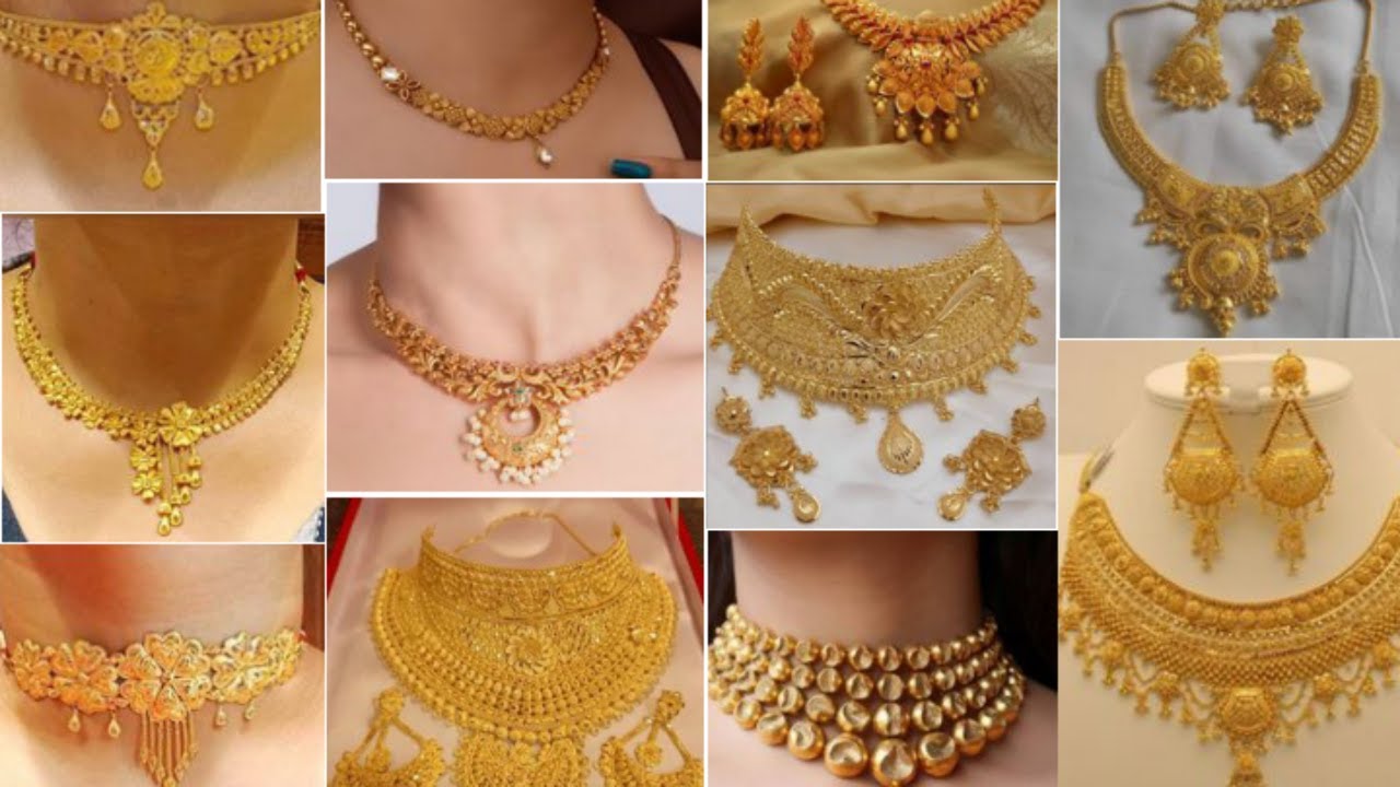 Bridal Set | Gold Necklace for Bride | #bridalset | #22ctgold/Gold ...