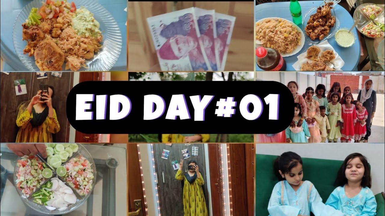 Eid day 1 routine | Eid is all about food and Eidi ️ | - YouTube