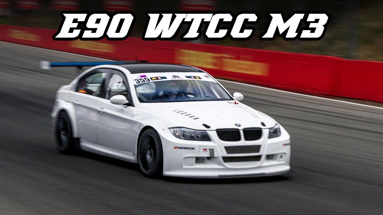 BMW E90 WTCC M3 with S54 engine - Great intake sound (Zolder 2018 ...