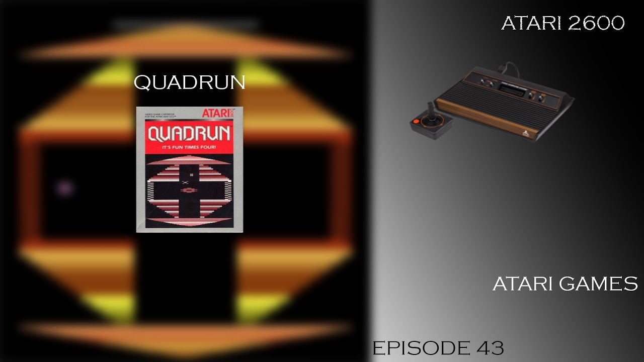 LETS PLAY QUADRUN ON ATARI 2600 - YouTube