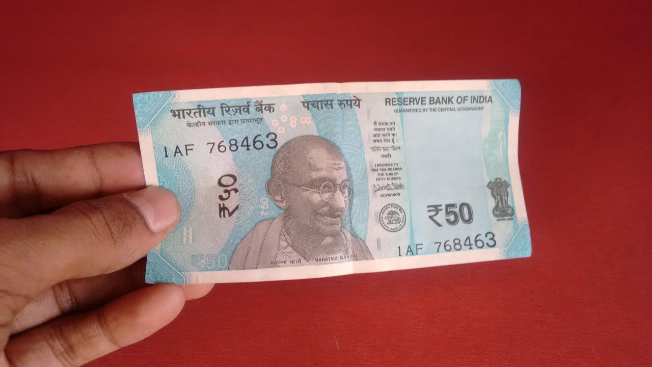New 50 Rupees Note - YouTube