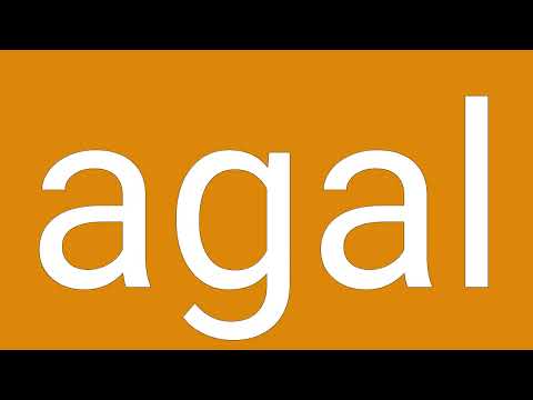 Agal Definition & Meaning