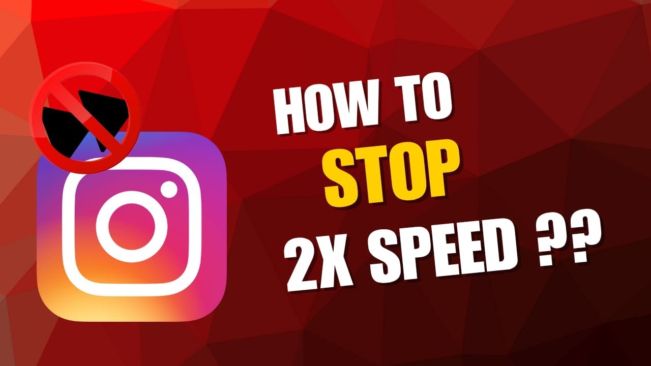 How to Disable 2X Speed on Instagram Reels (2025 Update) - YouTube