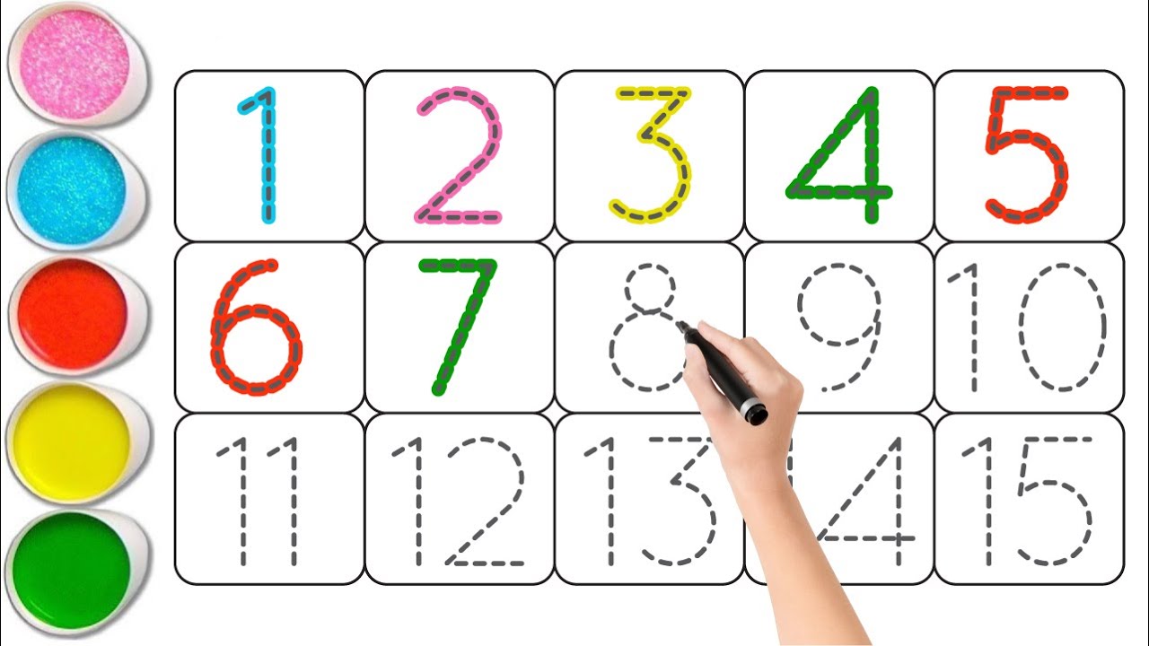 Learn Counting 1- 15 | Easy NumbersSong In English For Kids Beginners ...