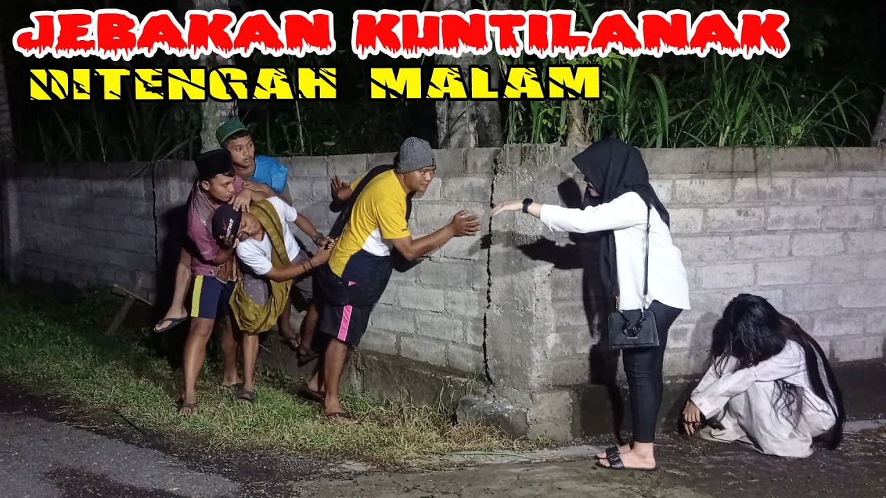PRANK KUNTILANAK PALING LUCU !!! | JEBAKAN CEWEK CANTIK DITENGAH MALAM !!! | FUNNIEST GHOST ...