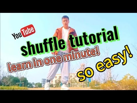shuffle dance tutorial:T-step,learn in one minute! - YouTube