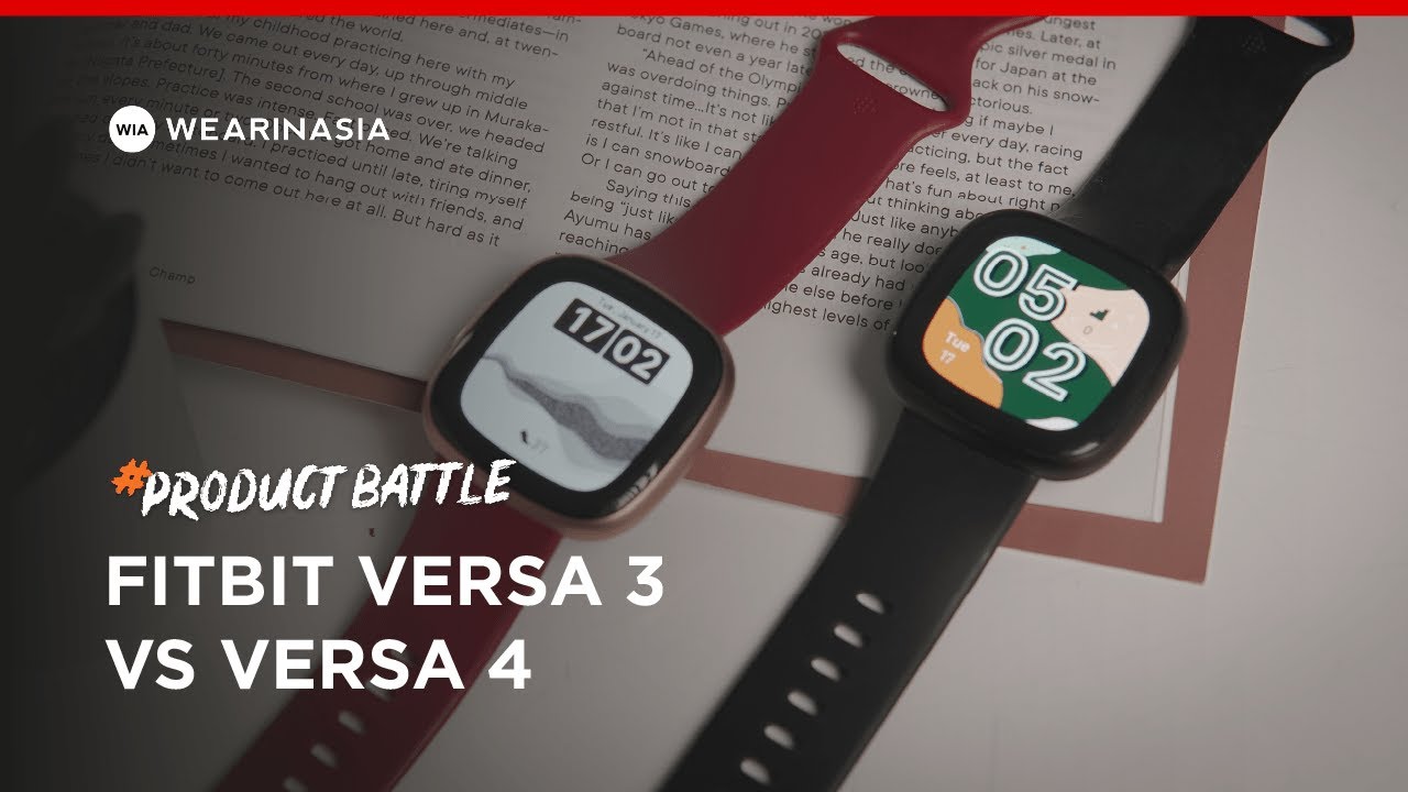 PRODUCT BATTLE FITBIT VERSA 3 VS VERSA 4 - YouTube