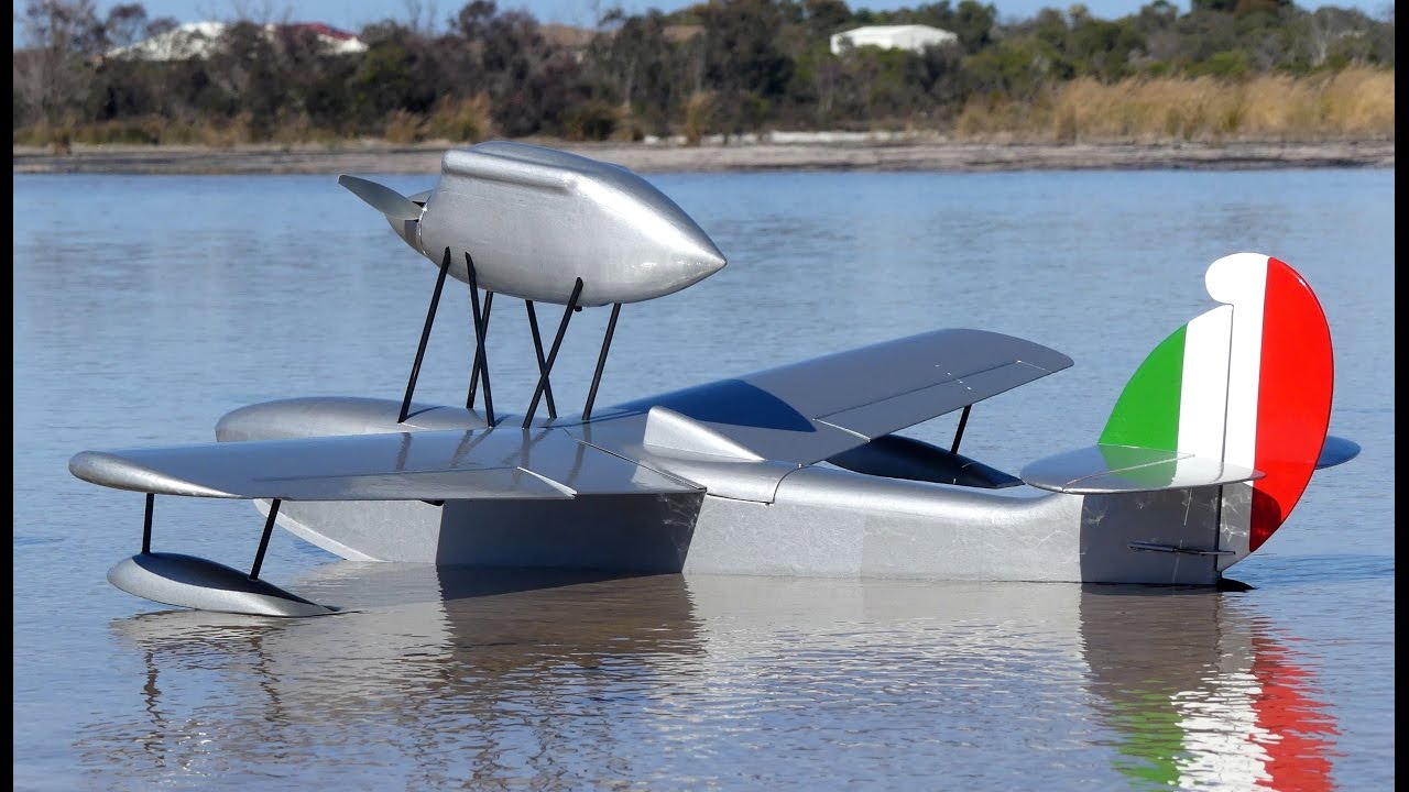 Macchi M33 seaplane maiden flights - YouTube