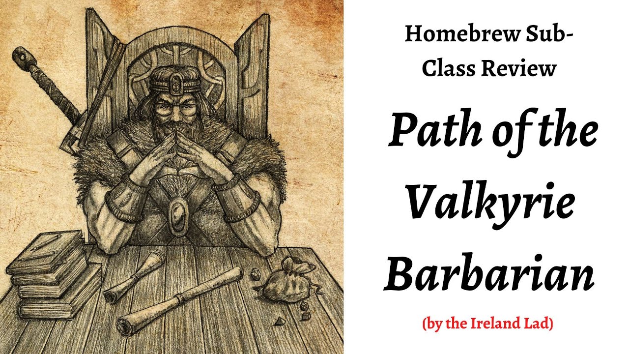 Homebrew Sub-Class Review - Path of the Valkyrie Barbarian by ...