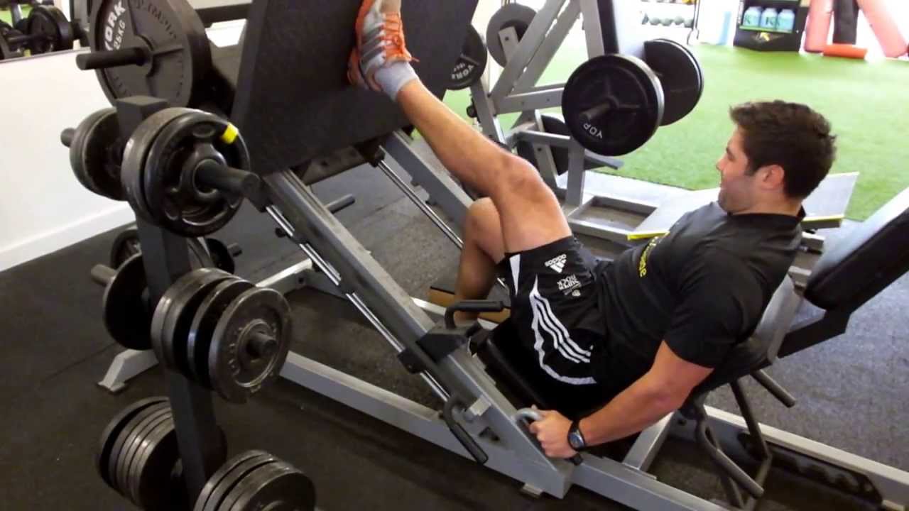 Single Legged Leg Press - YouTube