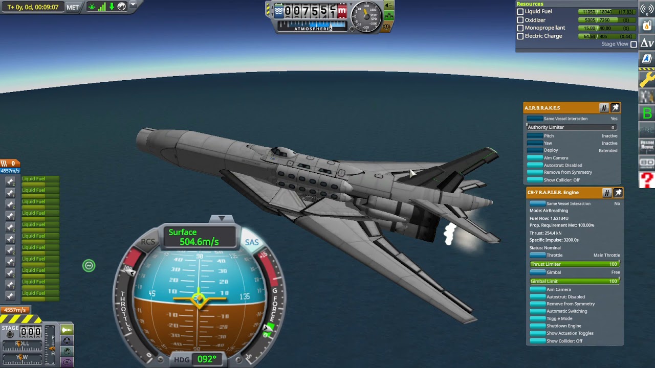 KSP How to fly the stock swing wing jet - YouTube