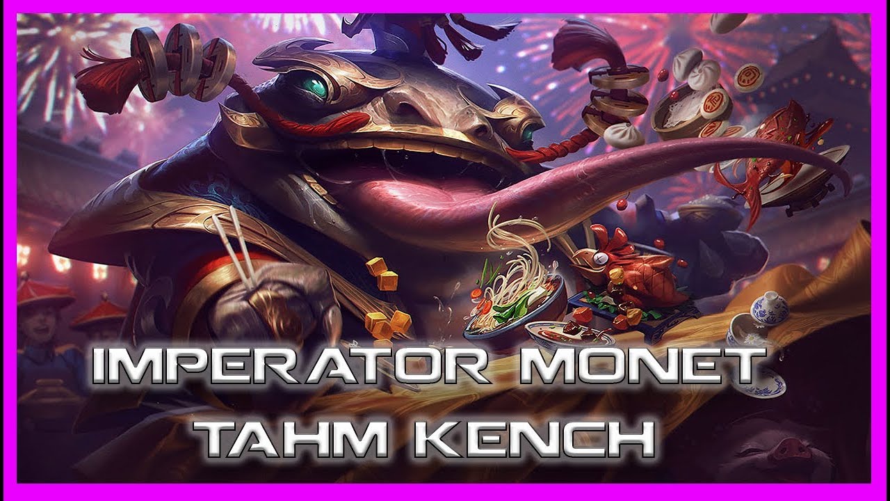 Imperator Monet Tahm Kench | Przedstawienie Skina | Coin Emperor Kench ...