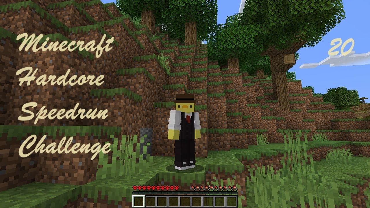 Minecraft Hardcore Speedrun Challenge 20-1 - YouTube
