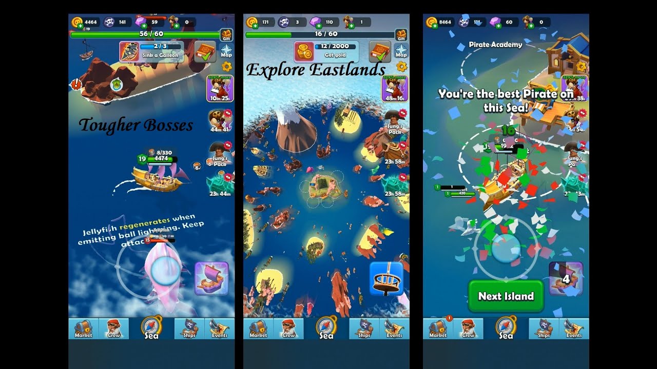 Pirate Raid – Caribbean Battle - Eastlands - Level 4, 100% Explored ...