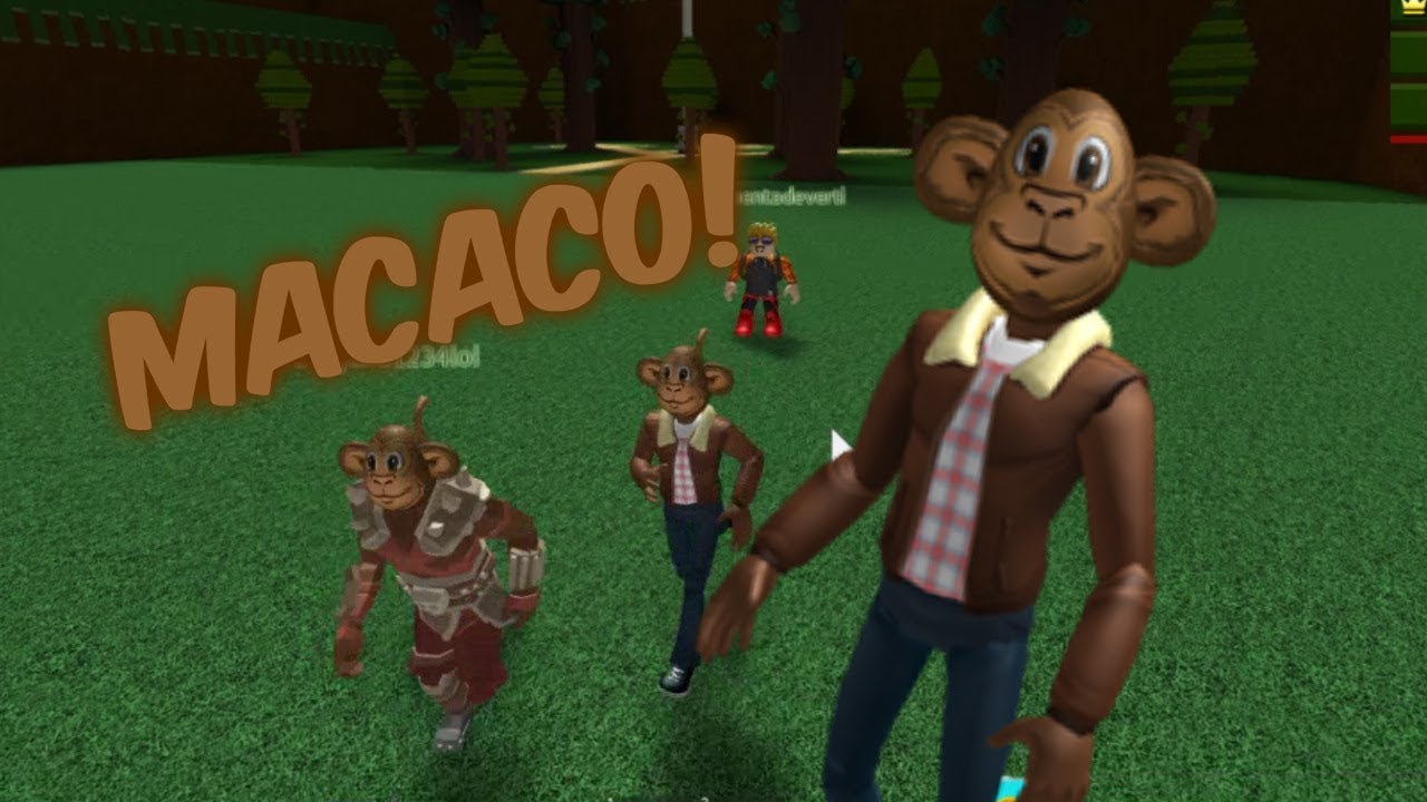 ROBLOX OLHA MACACO! - YouTube