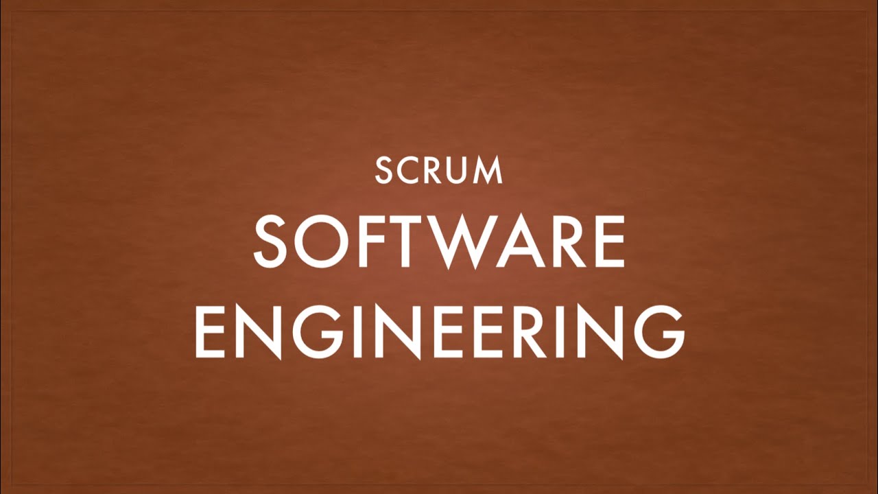 1.3.3 Agile Methodology: Scrum- Software Engineering - YouTube